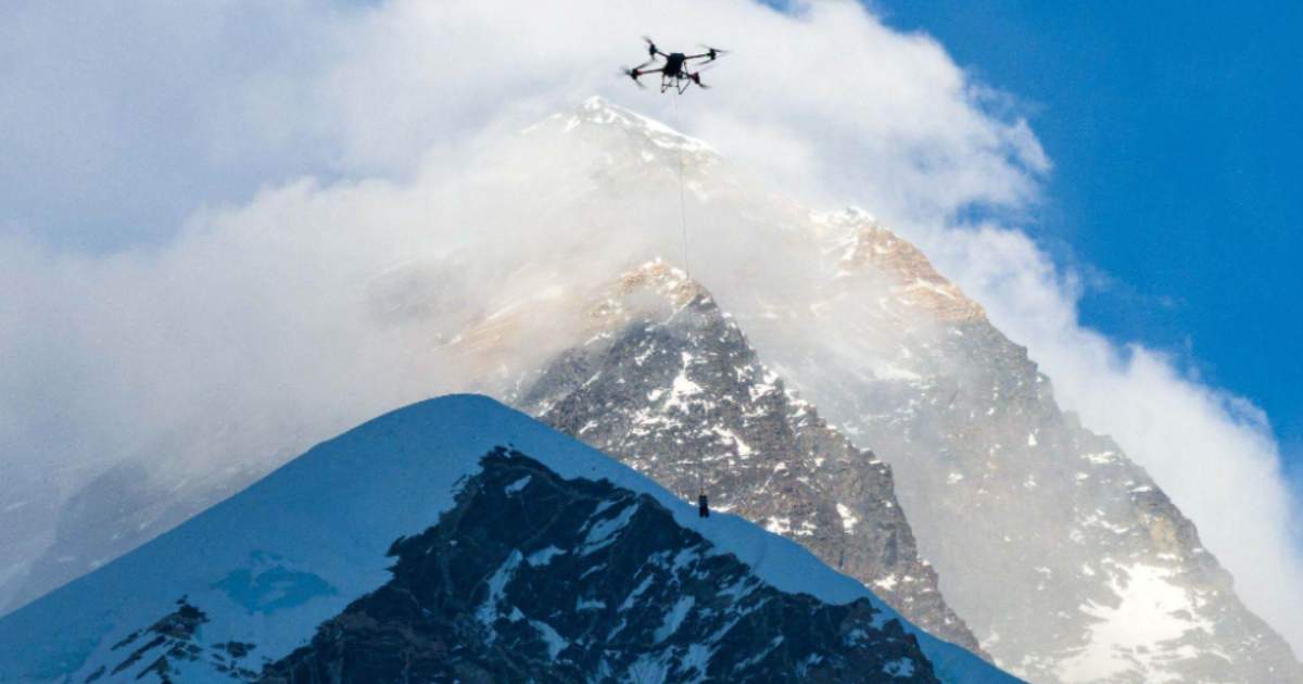 Reaching new heights: DJI's drone delivery breakthrough on Everest ...