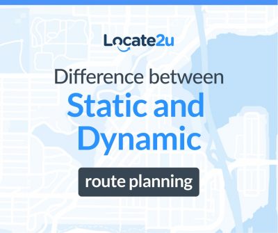 Difference between static and dynamic route planning